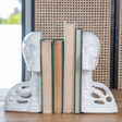 Backbone Human Skull Bookends